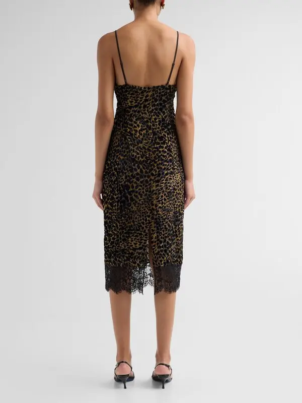 Ronny Kobo Jourdin -print A-line Midi Dress