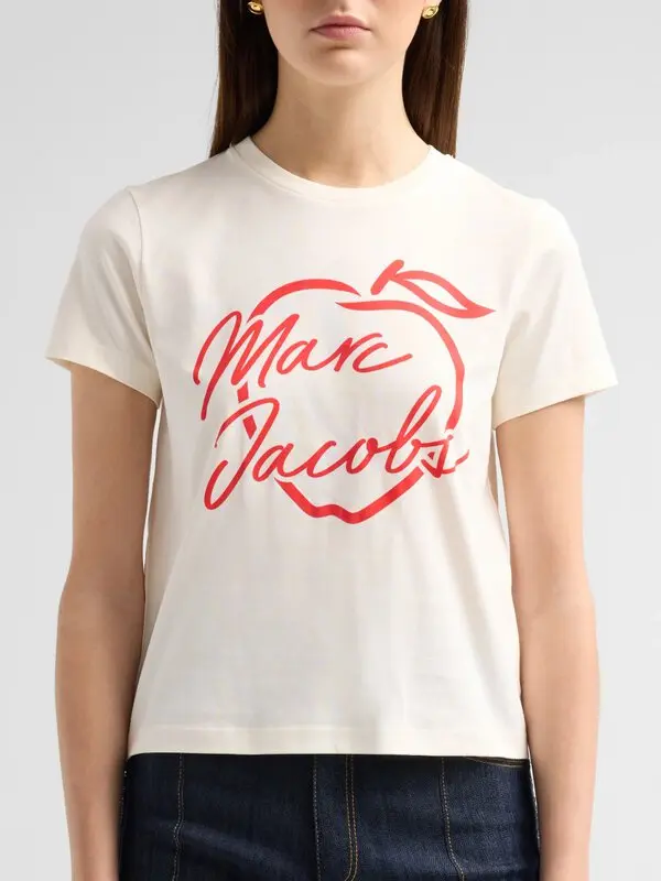 Marc Jacobs Apple Logo Femme T-shirt