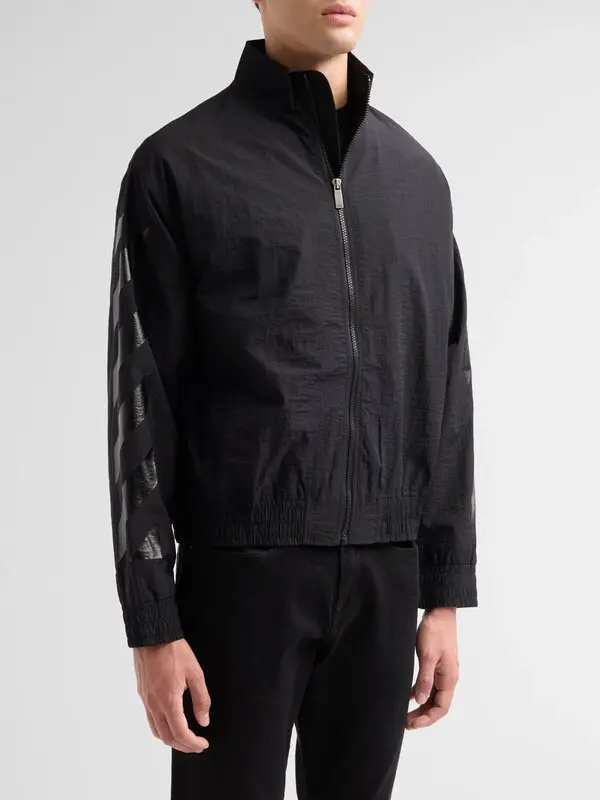 Off-White Glossy Arrow Nylon Track Jacket