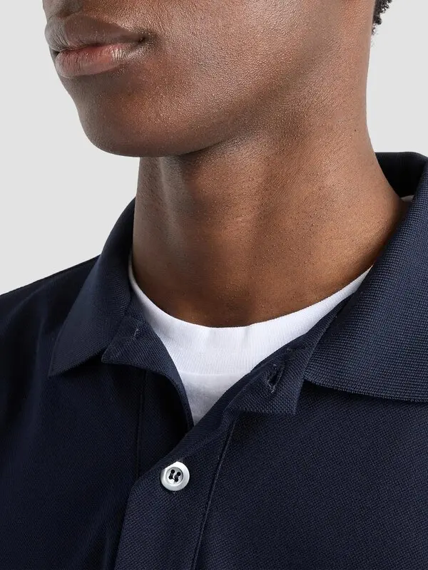 Prada Cotton Polo Shirt - Blue