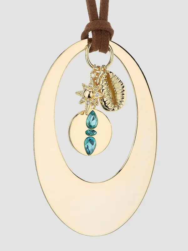 Ramy Brook Casie Goldtone & Mixed-media Pendant Necklace