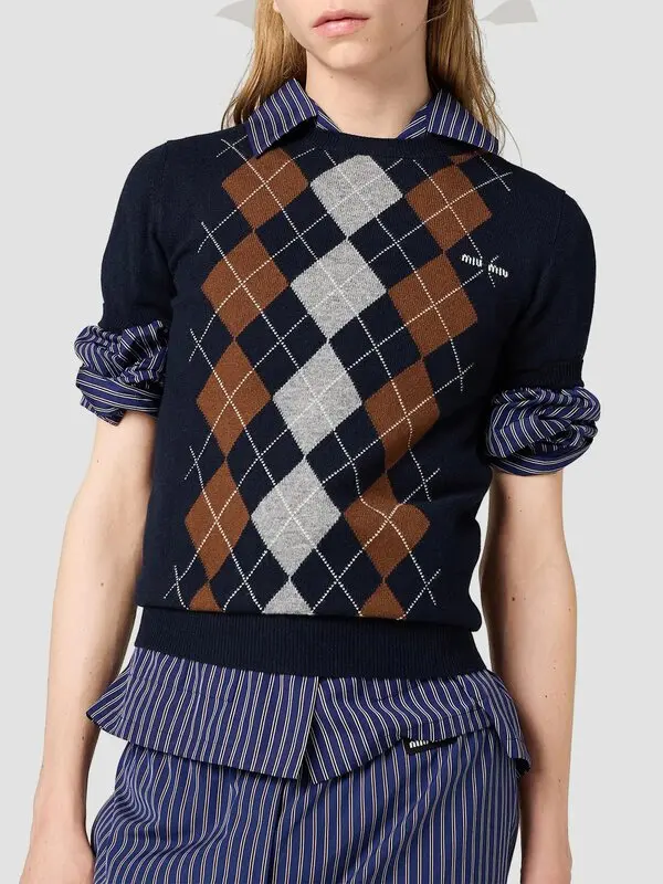 Miu Miu Cashmere Crew Neck Sweater