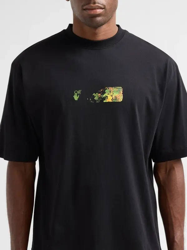 Off-White Spices Arrow Skate Crewneck T-shirt - Black