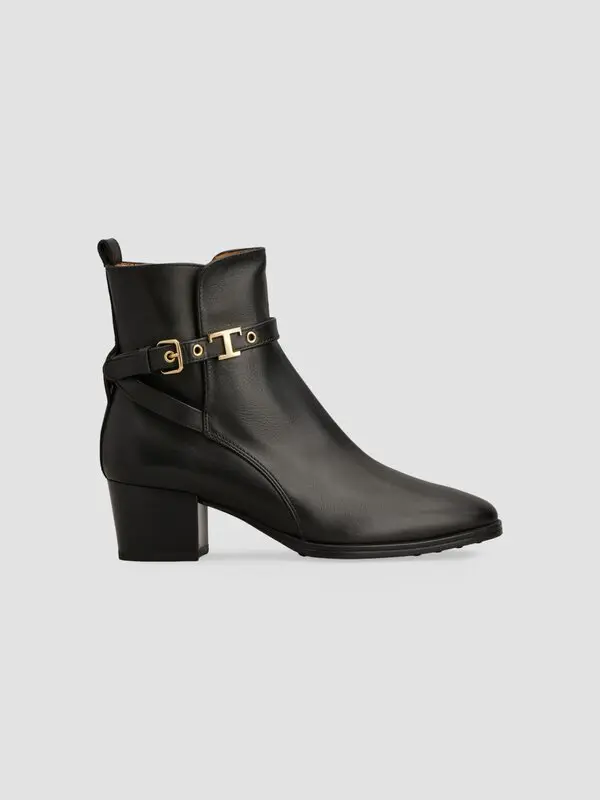TOD'S 60mm Leather Ankle Boots