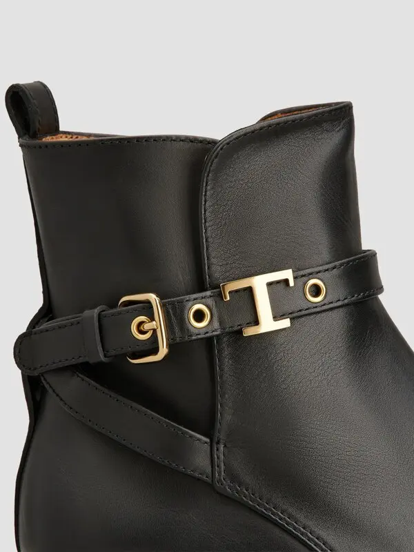 TOD'S 60mm Leather Ankle Boots