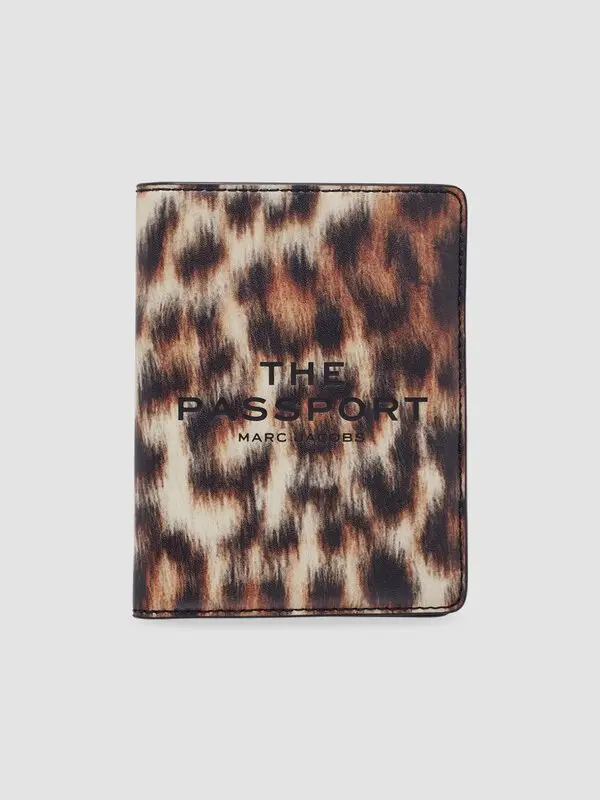 Marc Jacobs Leopard-print Leather Passport Case