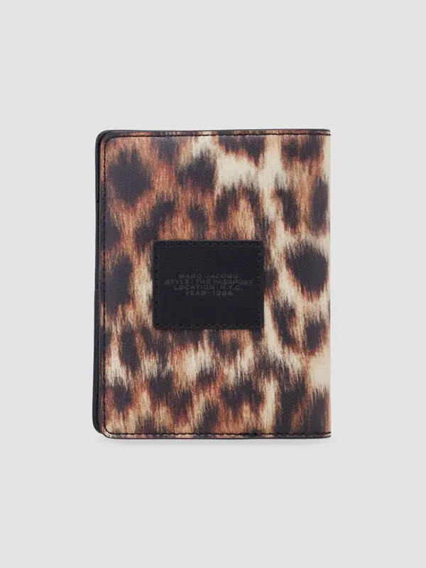 Marc Jacobs Leopard-print Leather Passport Case