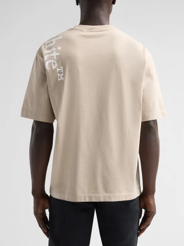 Off-White Vertical Bookish Skate Logo T-shirt