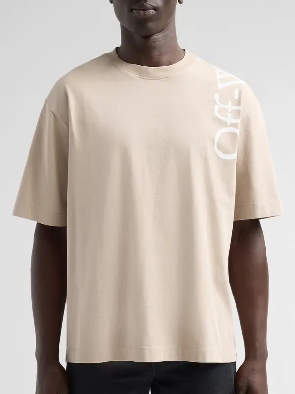 Off-White Vertical Bookish Skate Logo T-shirt