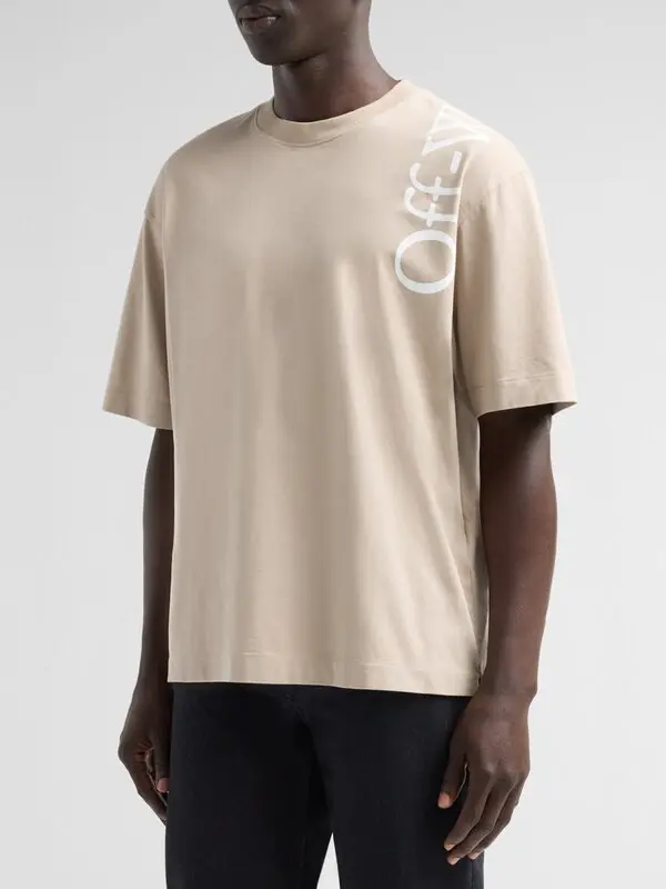 Off-White Vertical Bookish Skate Logo T-shirt - String