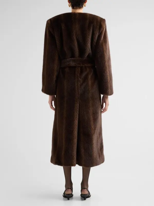 Ronny Kobo Cady Faux-fur Coat