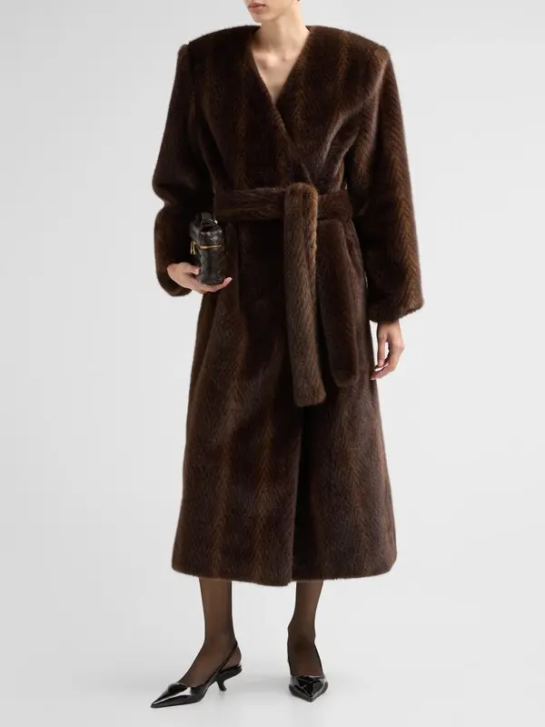 Ronny Kobo Cady Faux-fur Coat