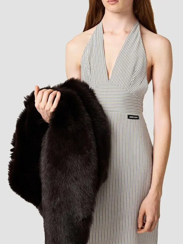 Miu Miu Crêpe De Chine Dress