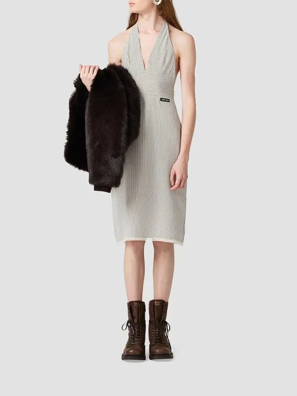 Miu Miu Crêpe De Chine Dress