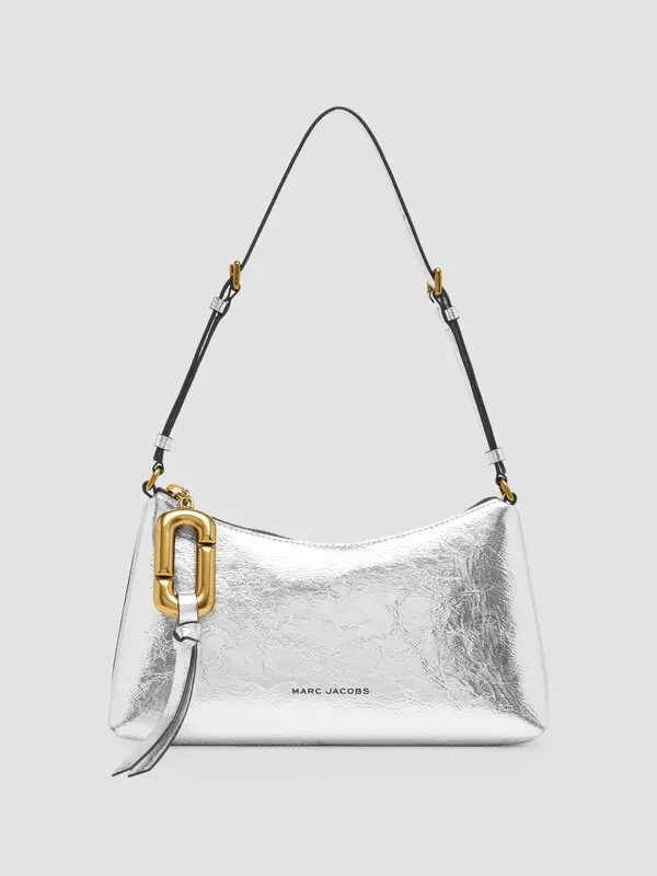 Marc Jacobs Scene Metallic Convertible Mini Pouch Bag - Silver