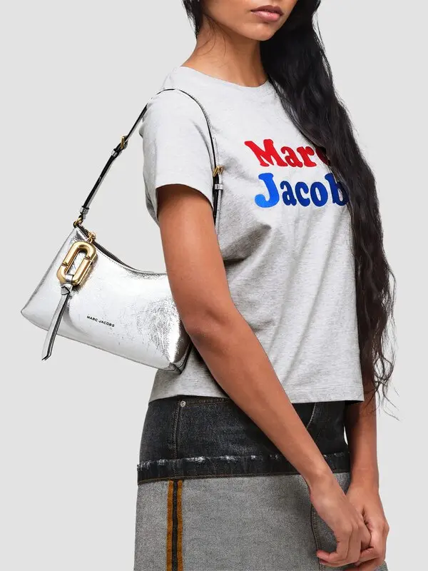 Marc Jacobs Scene Metallic Convertible Mini Pouch Bag