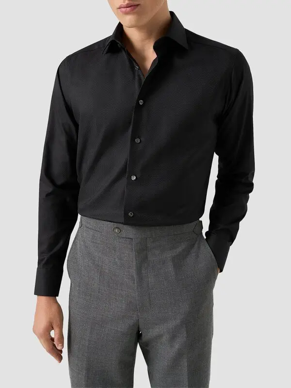 Eton Contemporary-fit Cotton-silk Shirt