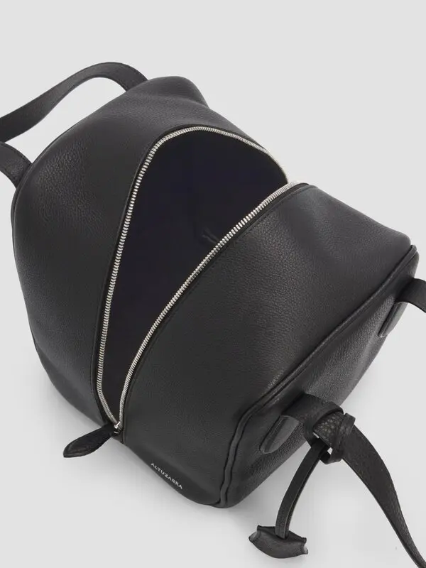 Altuzarra Cubetto Leather Top Handle Bag - Black