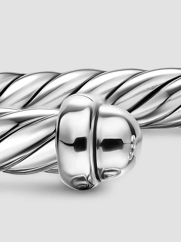 David Yurman Cable Flex Bracelet In Sterling 6mm