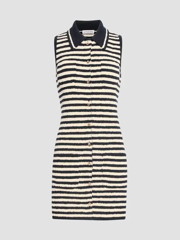 Altuzarra Mamie Striped Cotton-blend Mini Shirtdress