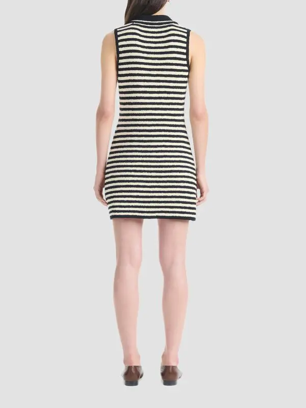 Altuzarra Mamie Striped Cotton-blend Mini Shirtdress