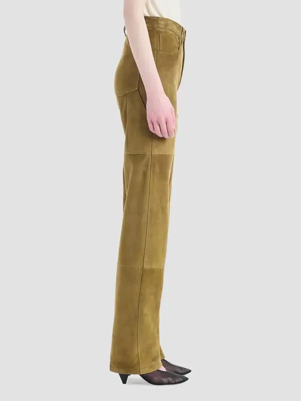 Altuzarra Mills Suede Straight Pants