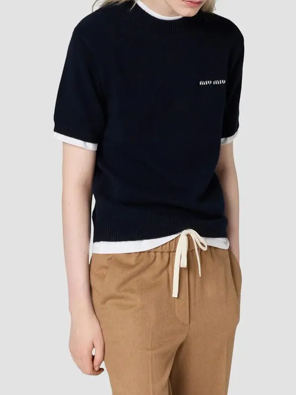 Miu Miu Cashmere Crew-neck Sweater