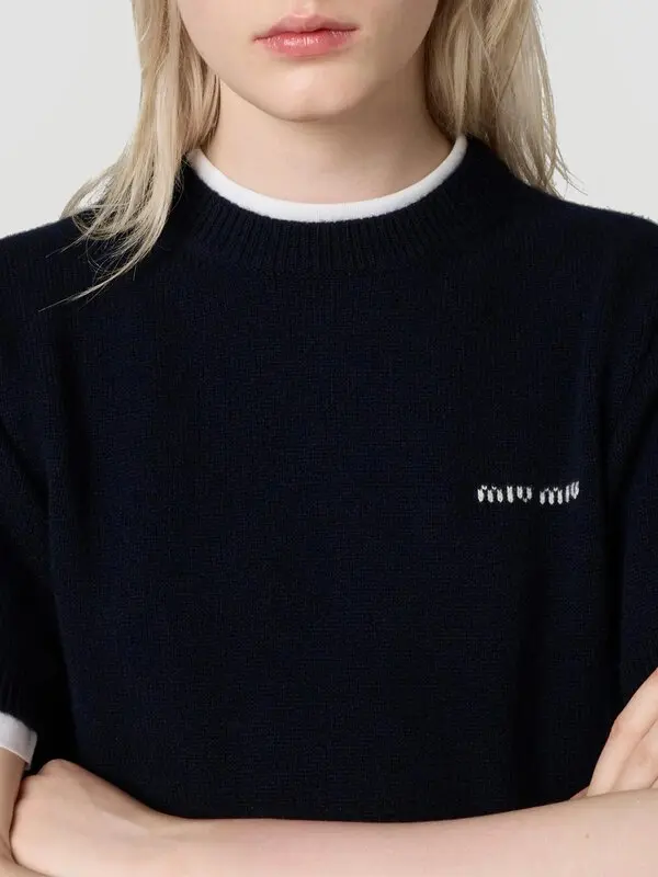 Miu Miu Cashmere Crew-neck Sweater