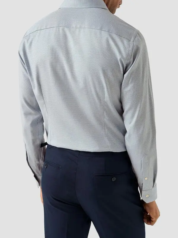 Eton Contemporary-fit Semi Solid Twill Shirt