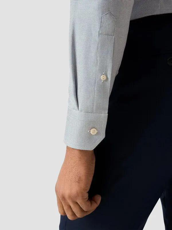 Eton Contemporary-fit Semi Solid Twill Shirt