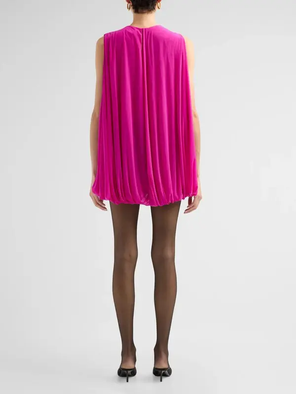 Ronny Kobo Kenni Pleated Shift Mini Dress