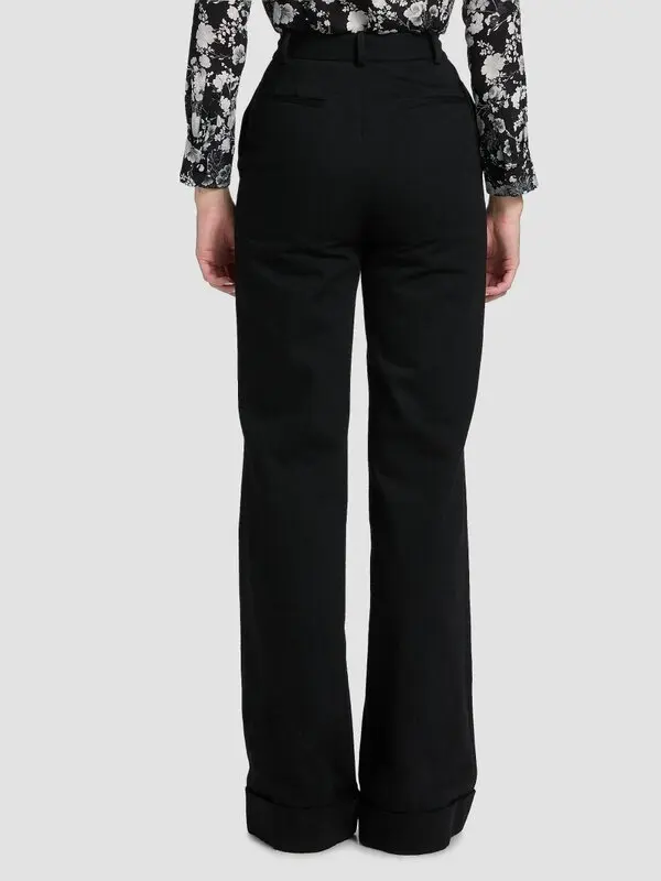 Adam Lippes Deeda Cotton Wide-leg Pants