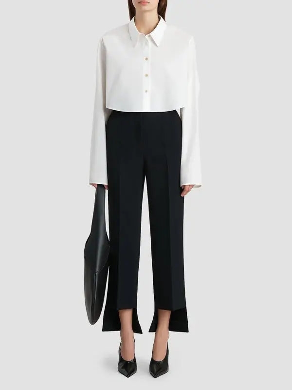 Khaite Fritz Cotton Boxy Shirt