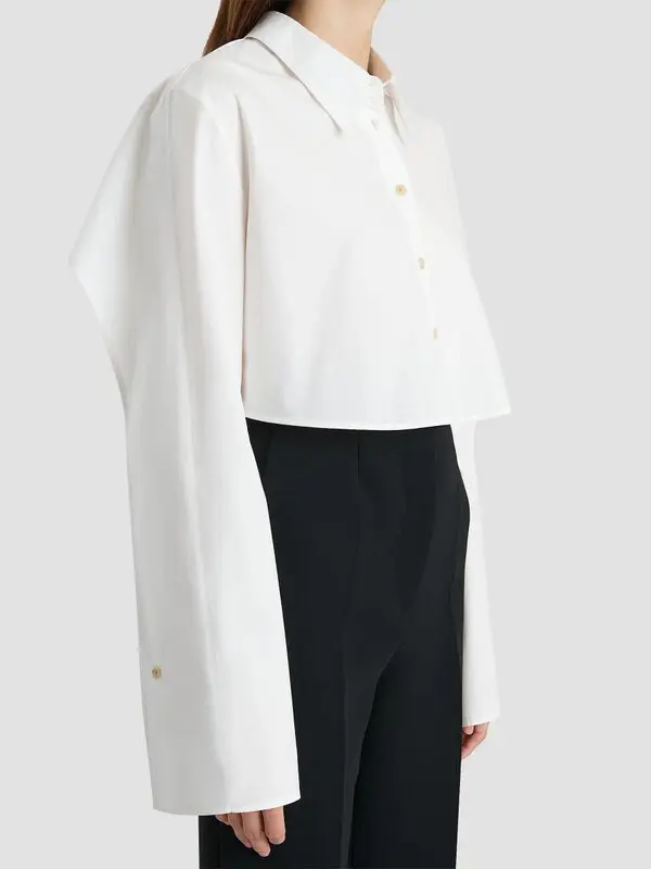 Khaite Fritz Cotton Boxy Shirt