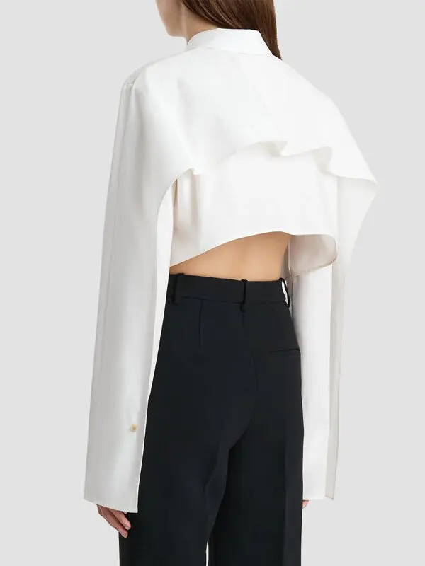 Khaite Fritz Cotton Boxy Shirt