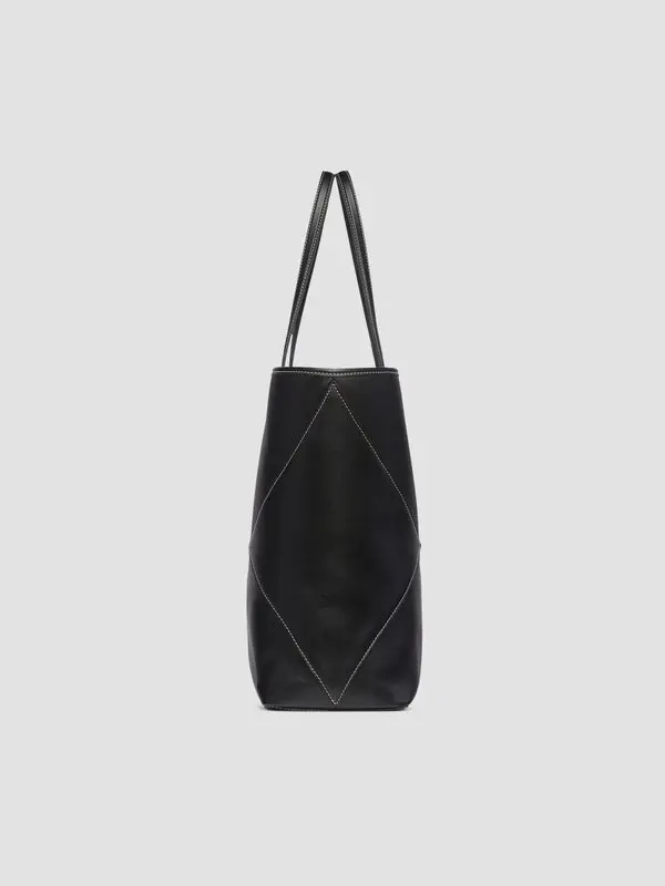 Mcm Dia Extra-large Leather Shopper Tote Bag