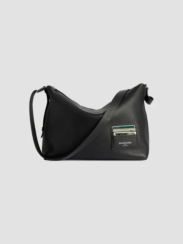 Balenciaga Credit Large Messenger Bag - Black