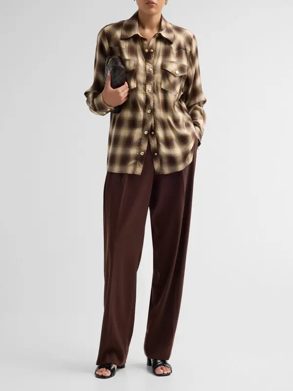 Ronny Kobo Tatie Plaid Shirt