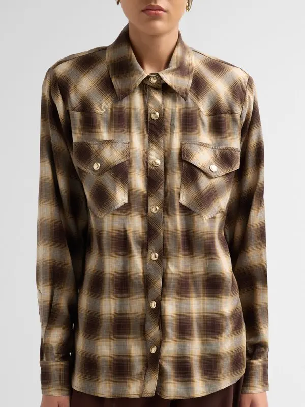 Ronny Kobo Tatie Plaid Shirt