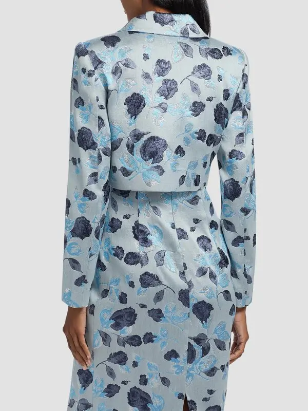 Prabal Gurung Floral Jacquard Bolero Jacket