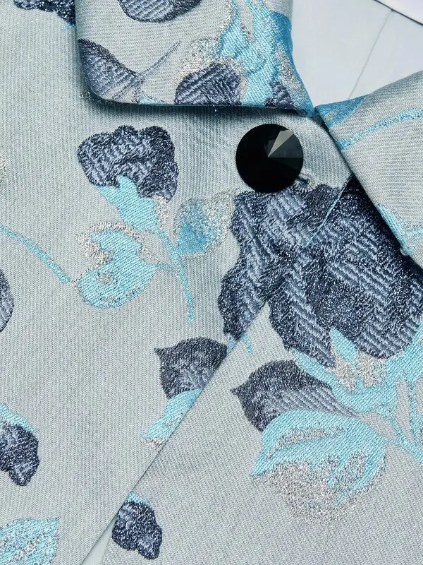 Prabal Gurung Floral Jacquard Bolero Jacket