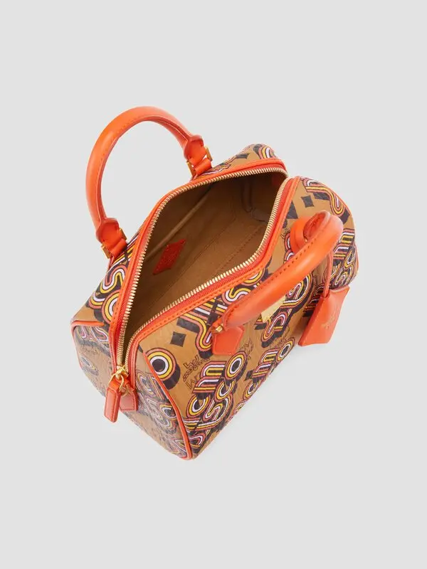 Mcm Ella Boston Small Visetos Bag