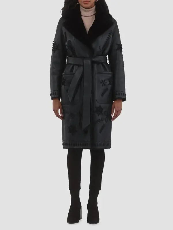 Gorski Merino Shearling Lamb Short Coat