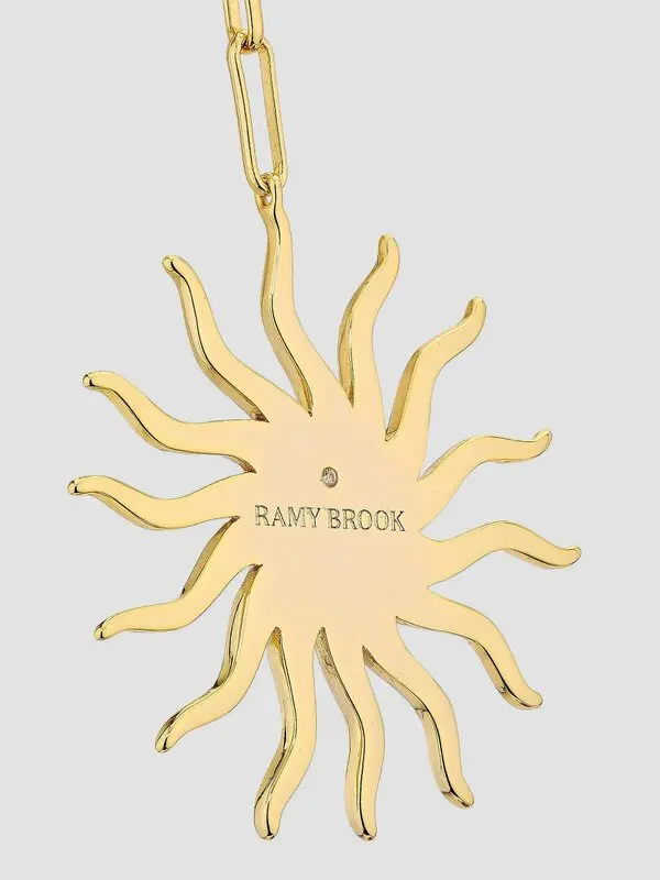 Ramy Brook Serra Goldtone & Cubic Zirconia Sun Drop Earrings