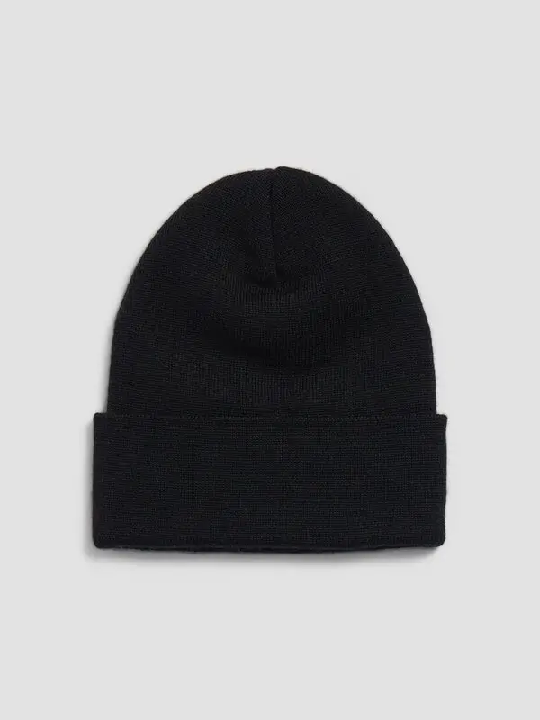 Balenciaga Patch Beanie - Black
