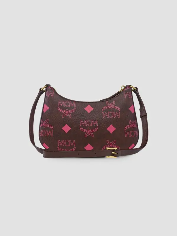 Mcm Aren Maxi Laurel Monogarm Hobo Bag
