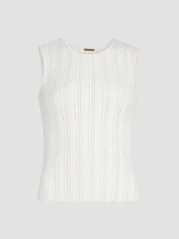 Adam Lippes Pointelle Jacquard Top