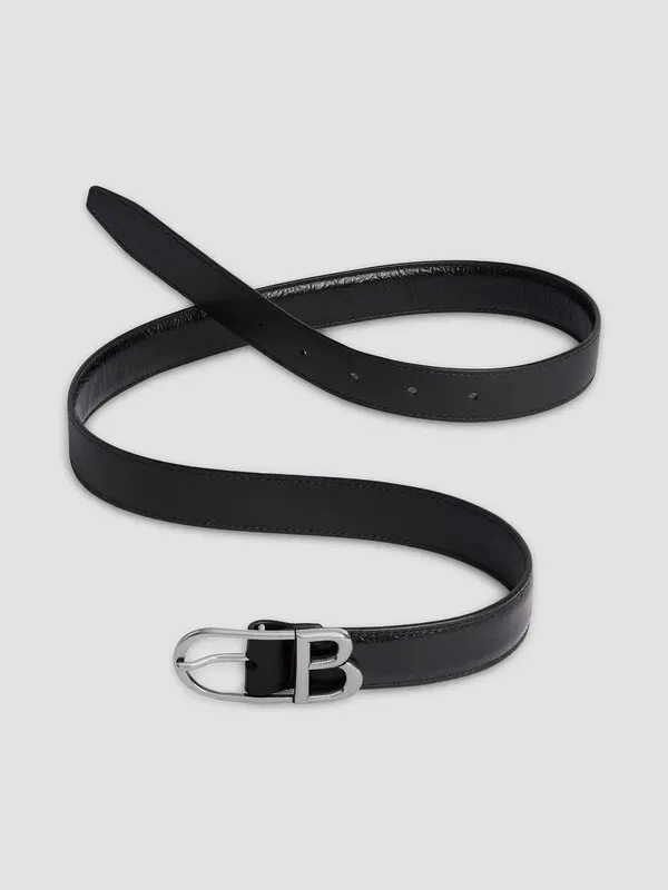 Balenciaga Classic B Belt - Black