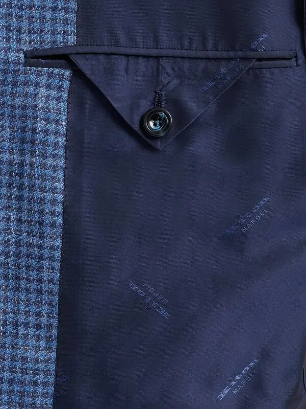 Kiton Cashmere Houndstooth Sport Coat
