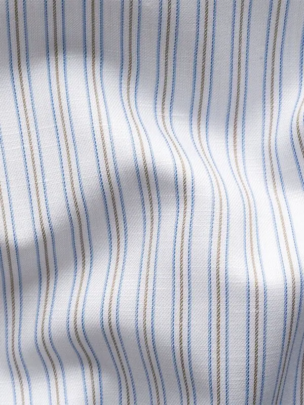 Eton Contemporary-fit Stripe Cotton-linen Shirt